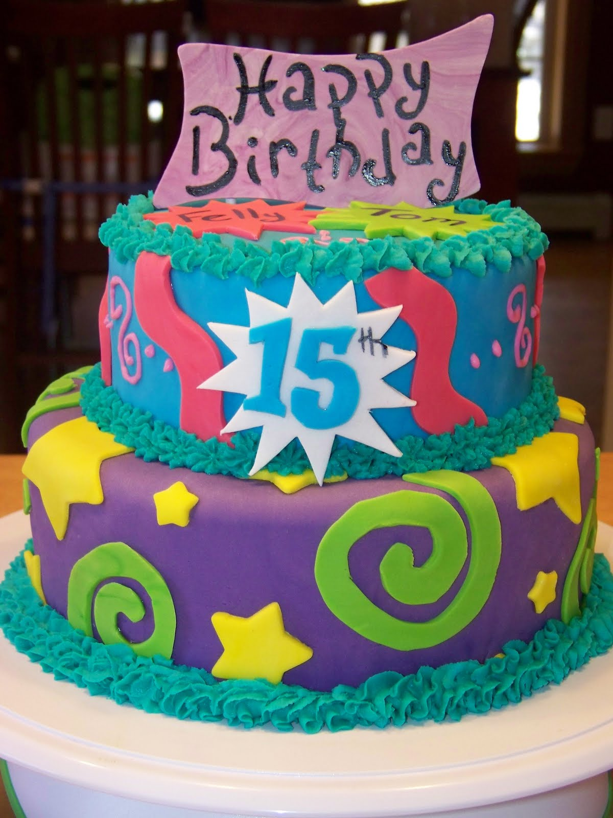 25+ Marvelous Photo of 15 Birthday Cake - birijus.com