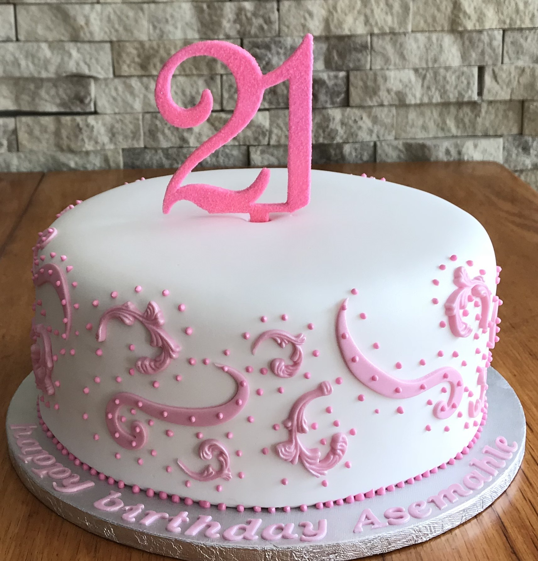 30+ Elegant Picture of 21St Birthday Cakes For Her - birijus.com
