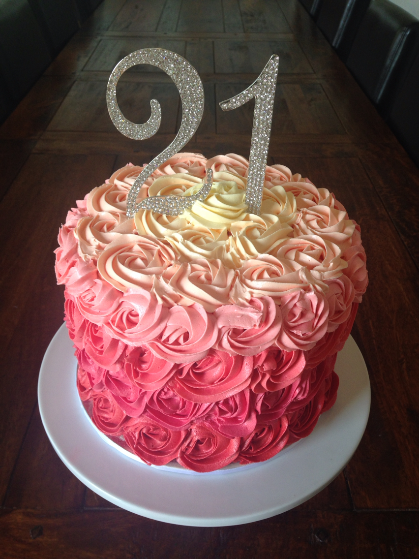 30+ Elegant Picture of 21St Birthday Cakes For Her - birijus.com