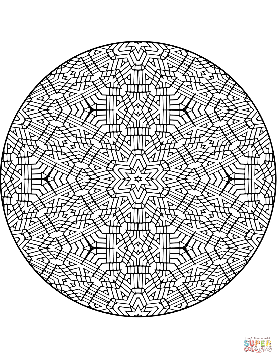 25+ Elegant Photo of Advanced Mandala Coloring Pages - birijus.com