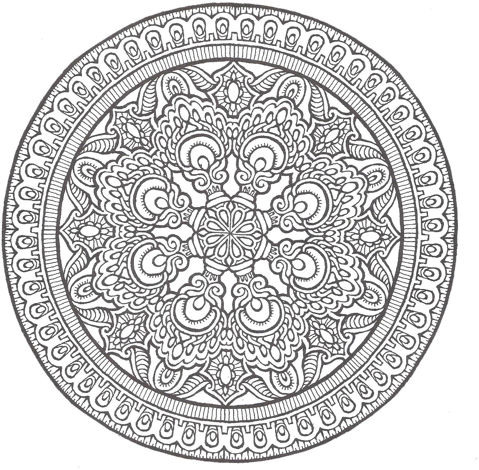 Advanced Mandala Coloring Pages Coloring Page 34 Advanced Mandala Coloring Pages Pdf