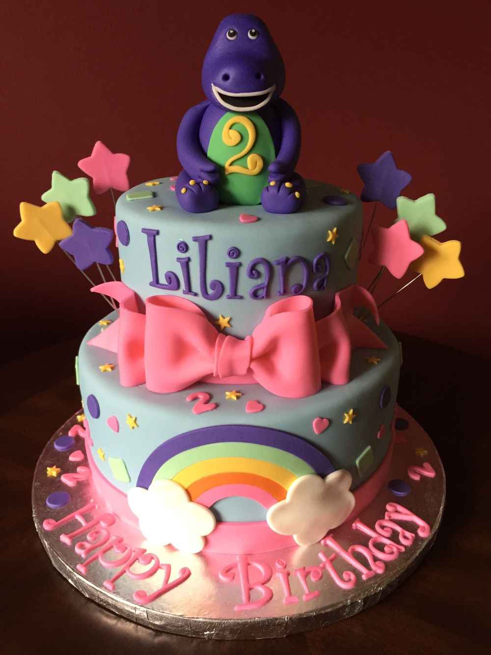 30+ Pretty Picture of Barney Birthday Cake - birijus.com