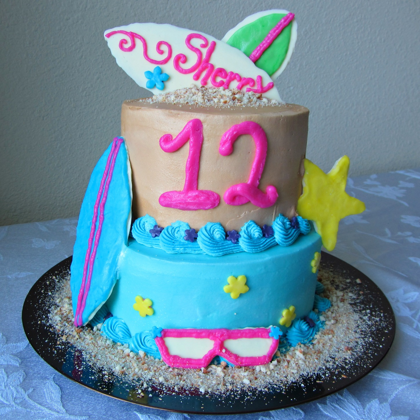 25+ Awesome Image of Beach Themed Birthday Cakes - birijus.com