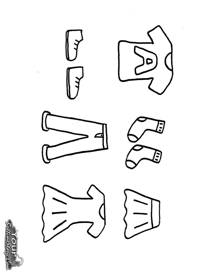 Clothes Coloring Pages 25 Clothes Coloring Pages Images Free Coloring ...