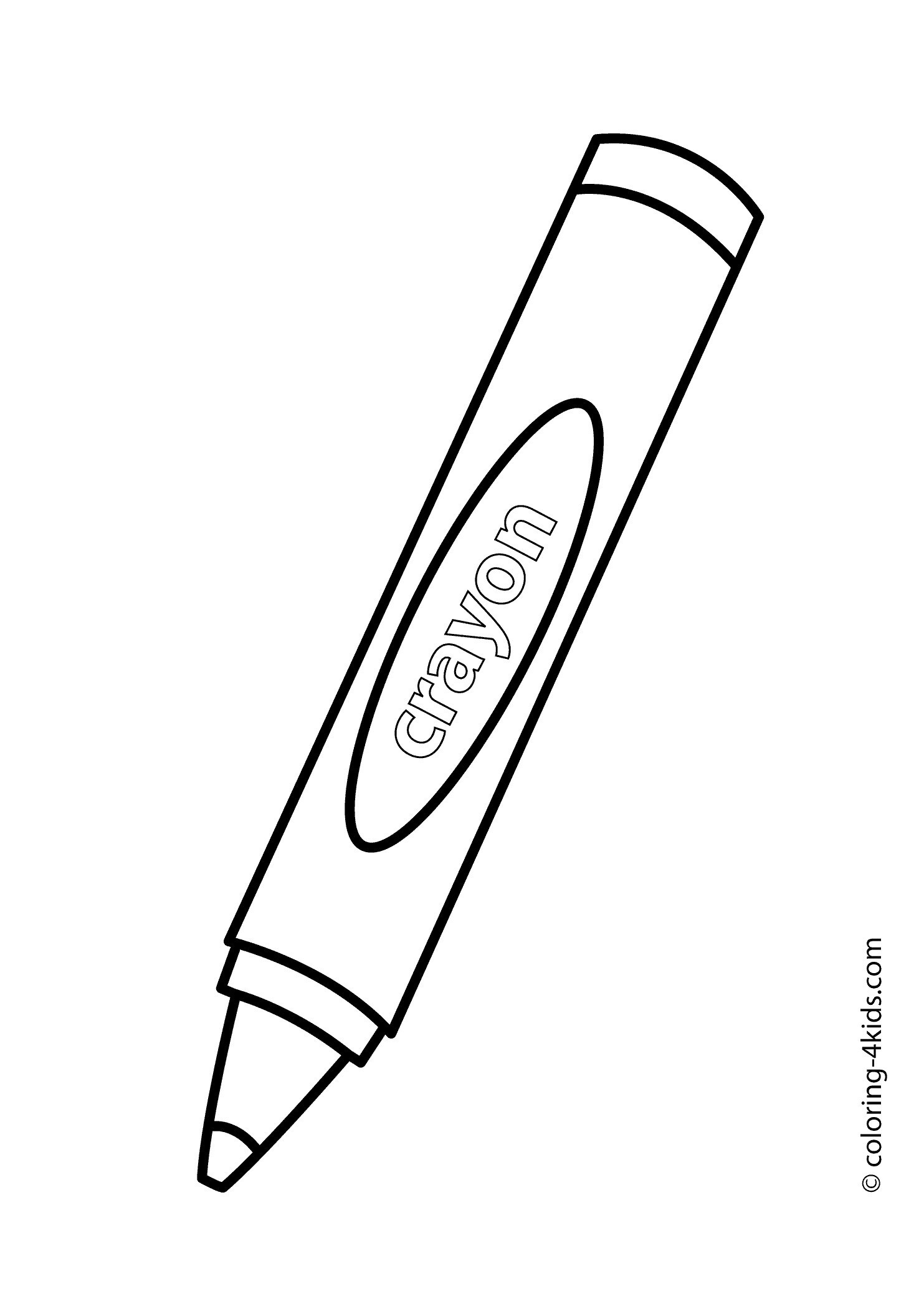 Crayon Coloring Pages Coloring Page Tremendous Crayon Coloring Pages ...
