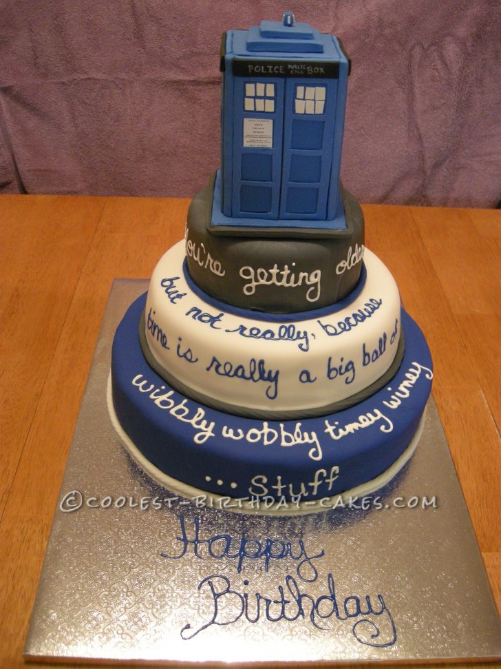 30+ Marvelous Photo of Dr Who Birthday Cake - birijus.com