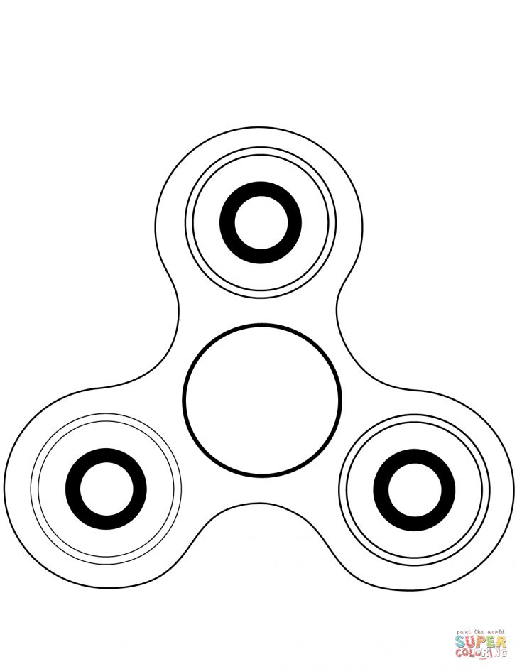 Fidget Spinner Coloring Pages Fidget Spinner Coloring Page Free ...