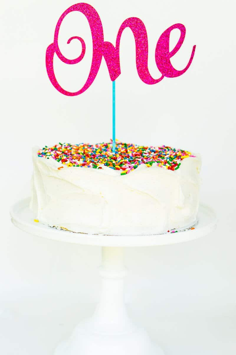 21+ Beautiful Picture of First Birthday Cake Toppers - birijus.com