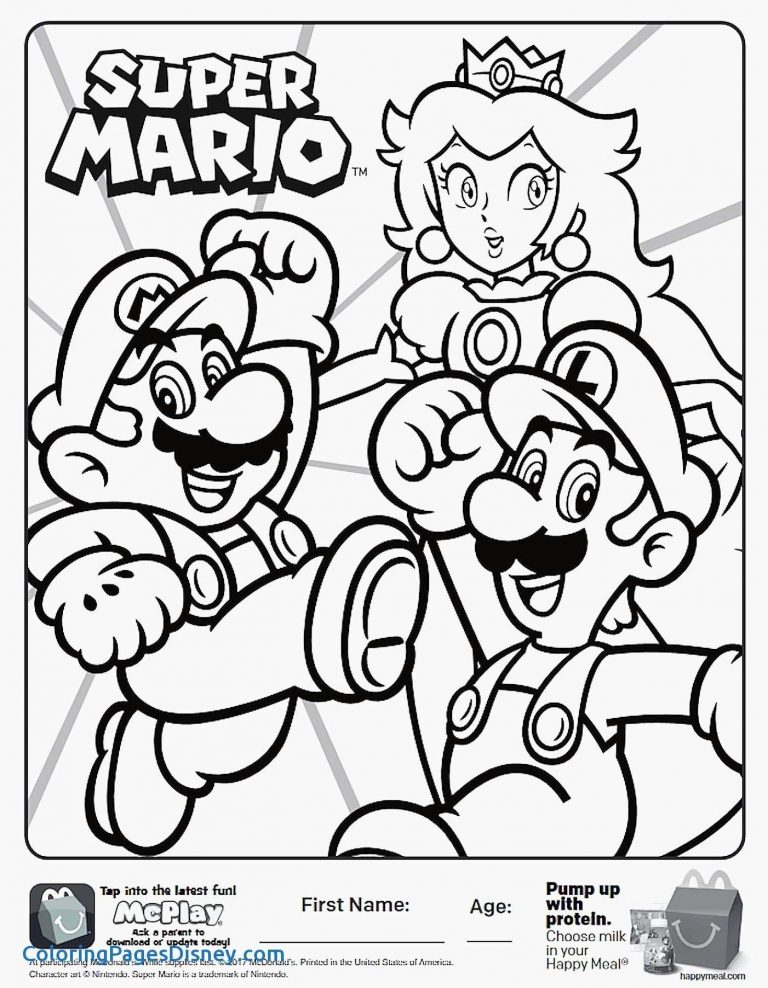 Halloween Coloring Pages Printables Nintendo Characters Coloring Pages ...