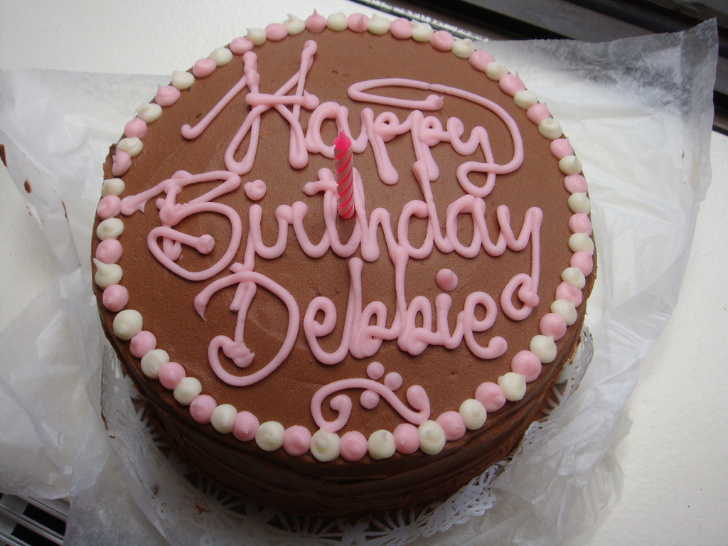 27+ Marvelous Picture of Happy Birthday Deborah Cake - birijus.com