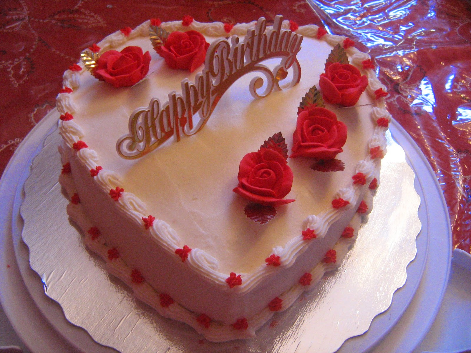 21+ Pretty Photo of Heart Birthday Cake - birijus.com