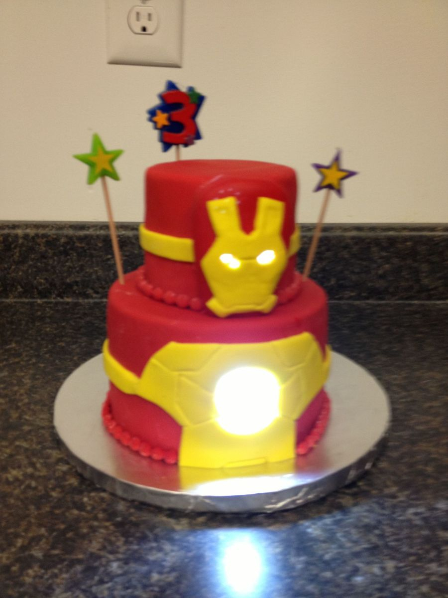27+ Pretty Photo of Iron Man Birthday Cake - birijus.com