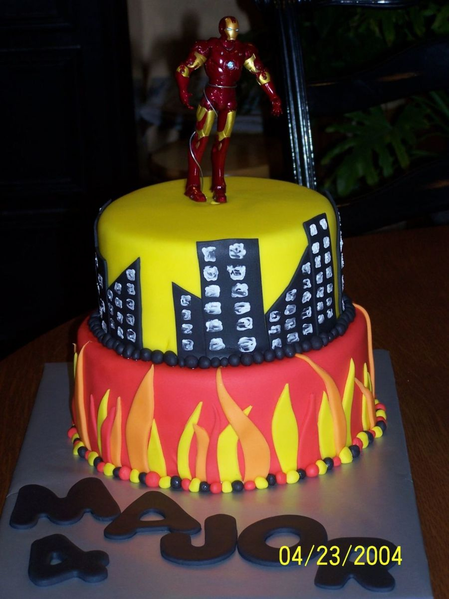 27+ Pretty Photo of Iron Man Birthday Cake - birijus.com