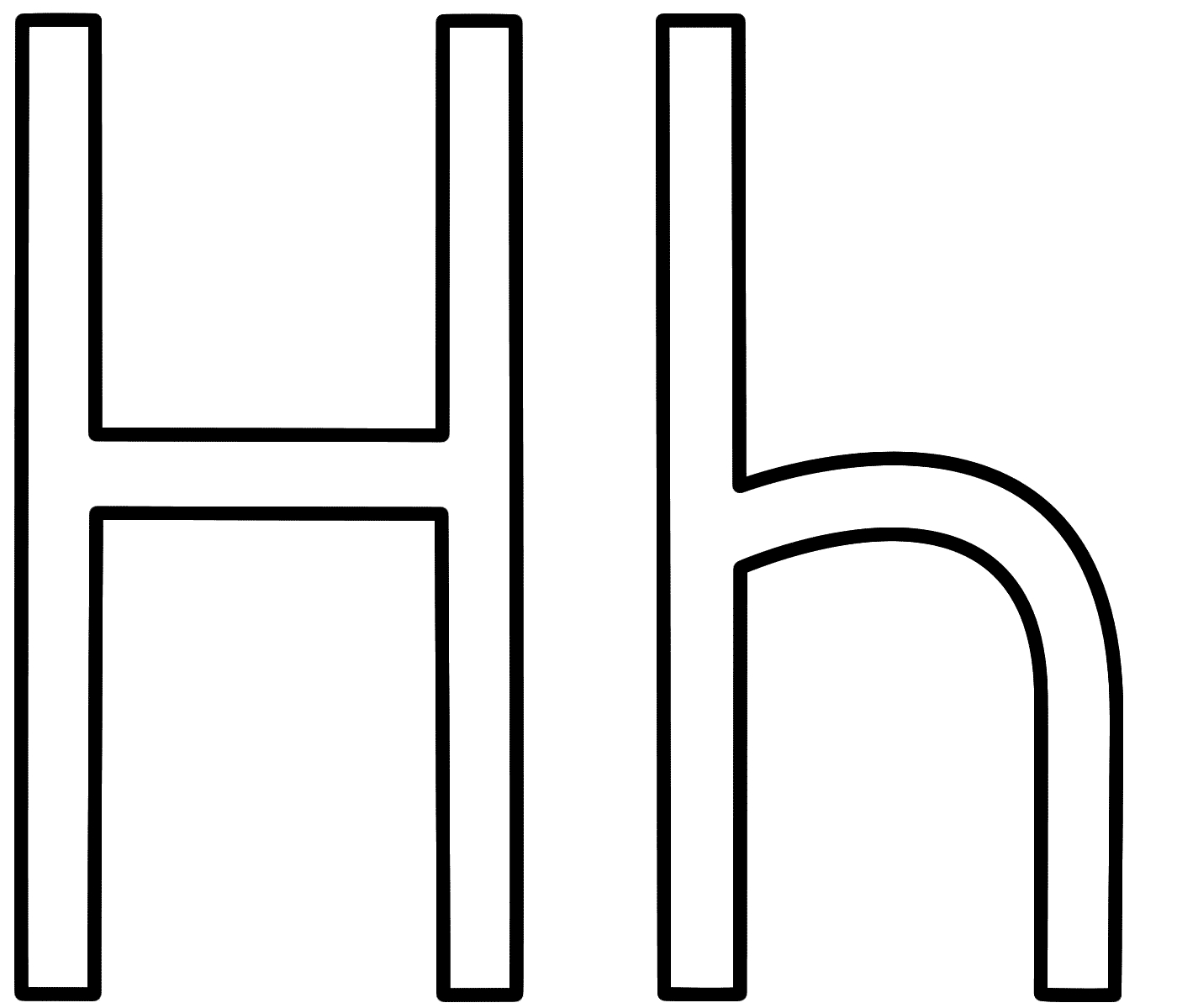 25+ Beautiful Photo of Letter H Coloring Pages - birijus.com