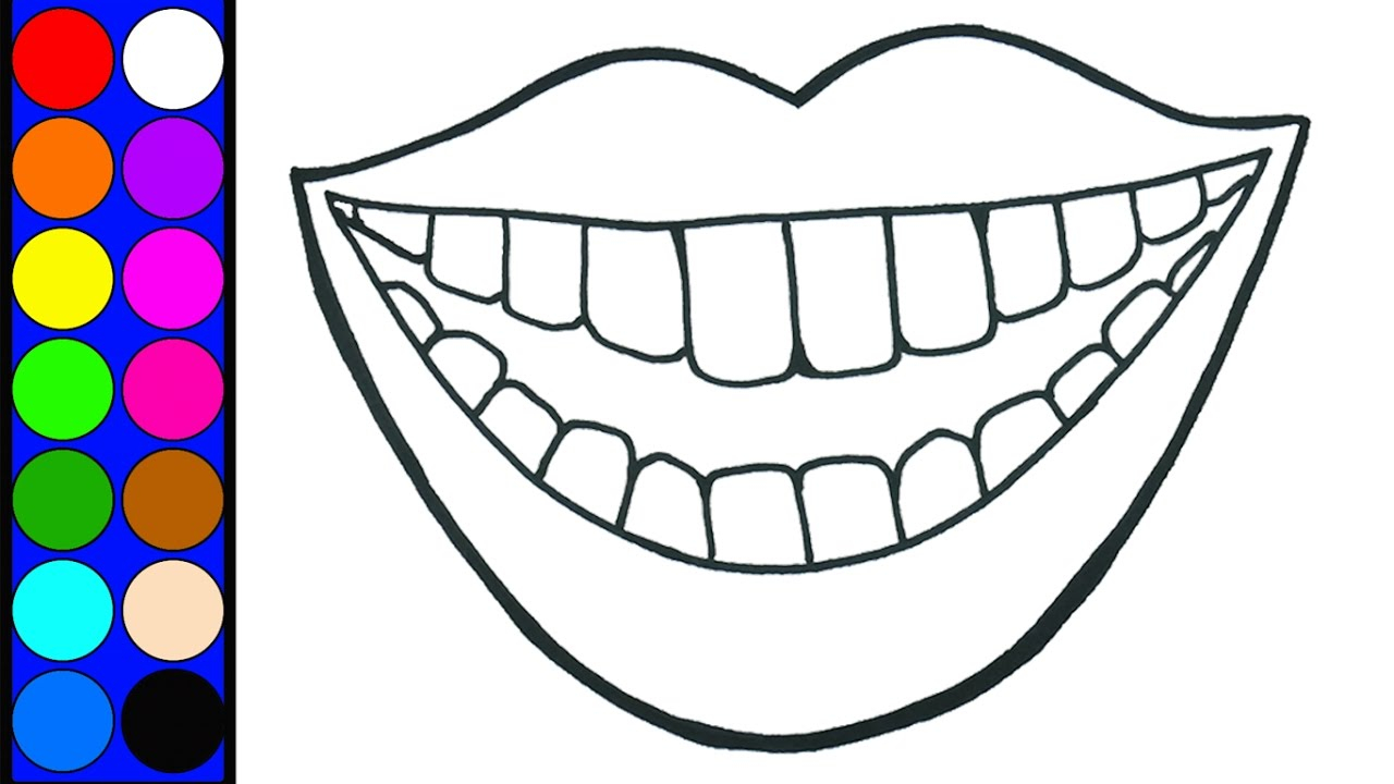 25+ Creative Picture of Lips Coloring Page - birijus.com