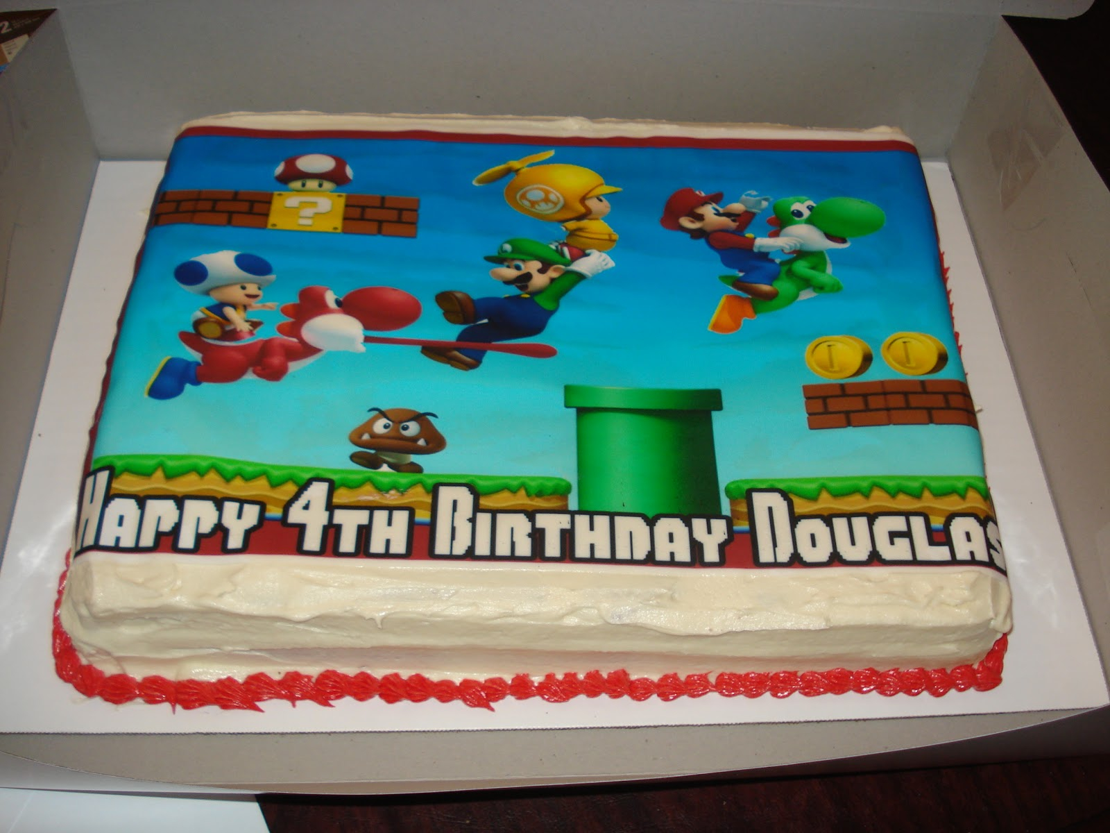 32+ Brilliant Photo of Mario Bros Birthday Cake - birijus.com