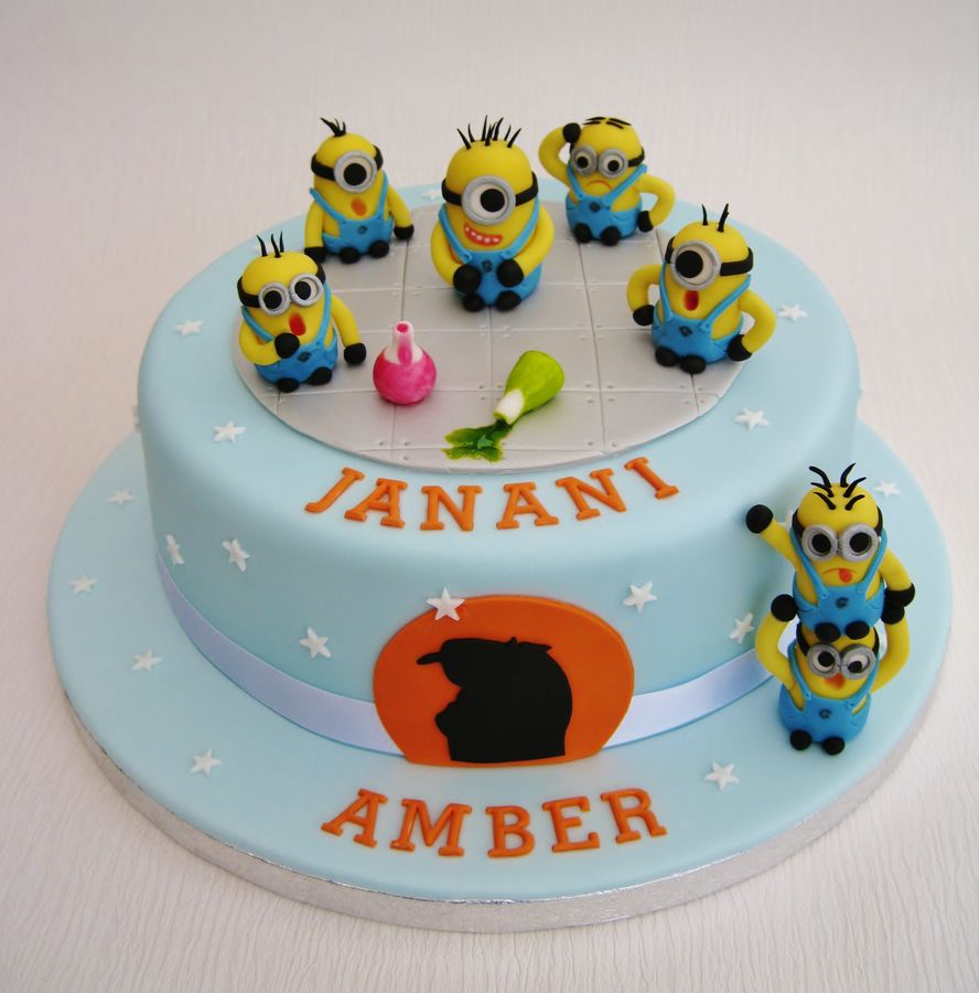 32+ Beautiful Photo of Minion Birthday Cakes - birijus.com