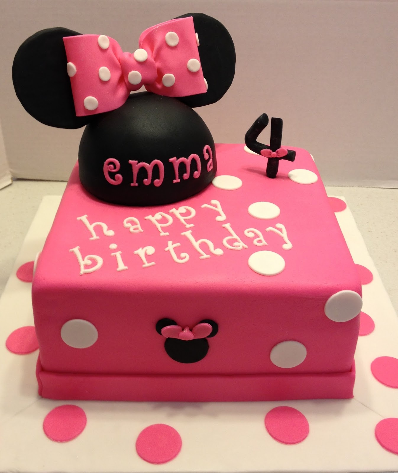 32+ Brilliant Image of Minnie Mouse Birthday Cakes - birijus.com