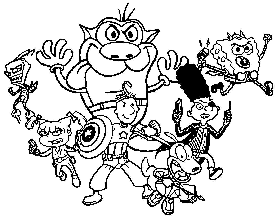 25+ Elegant Image of Nickelodeon Coloring Pages - birijus.com