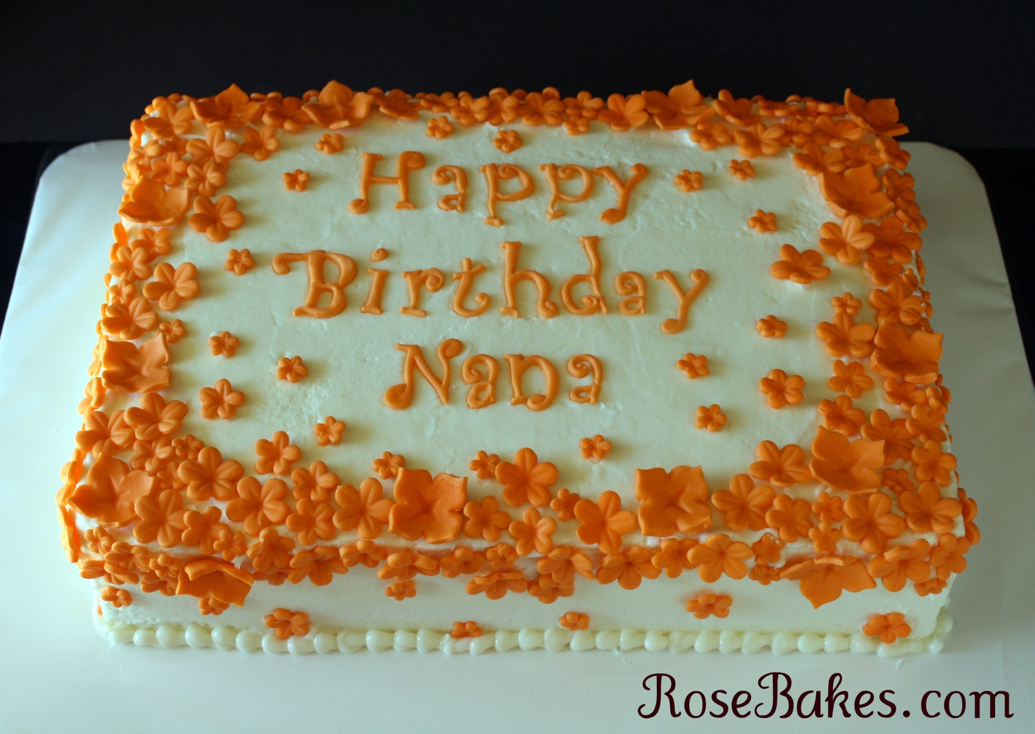 25+ Awesome Photo of Orange Birthday Cake - birijus.com