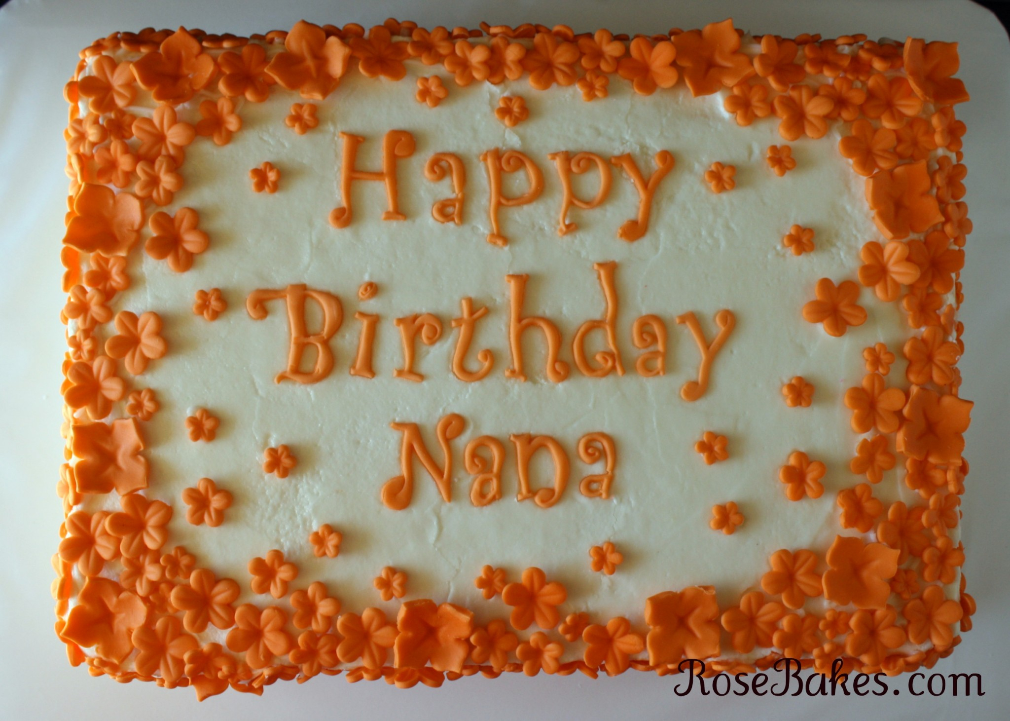 25+ Awesome Photo of Orange Birthday Cake - birijus.com