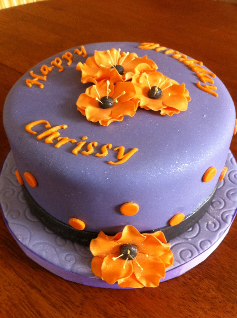 25+ Awesome Photo of Orange Birthday Cake - birijus.com