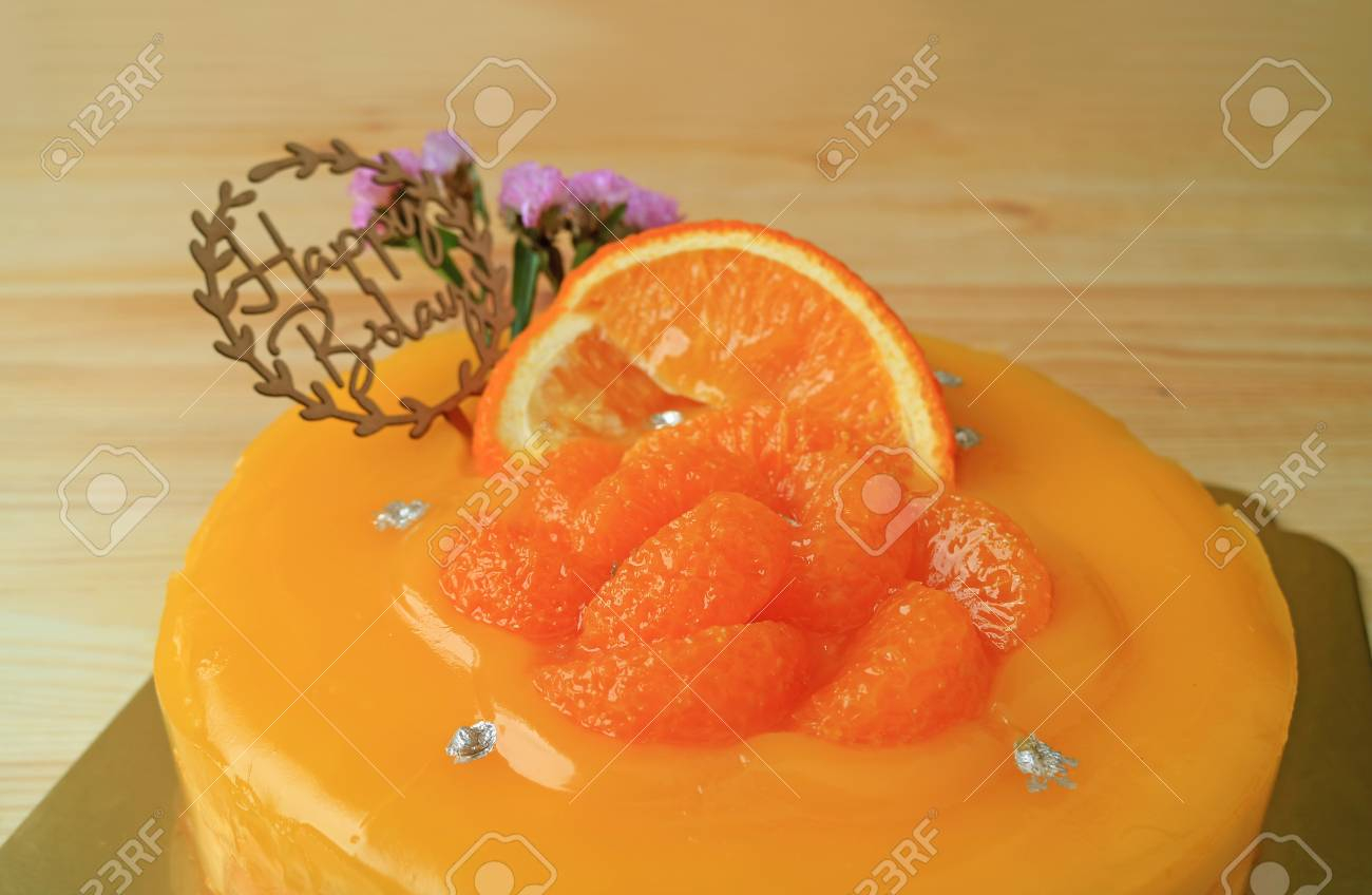 25+ Awesome Photo of Orange Birthday Cake - birijus.com