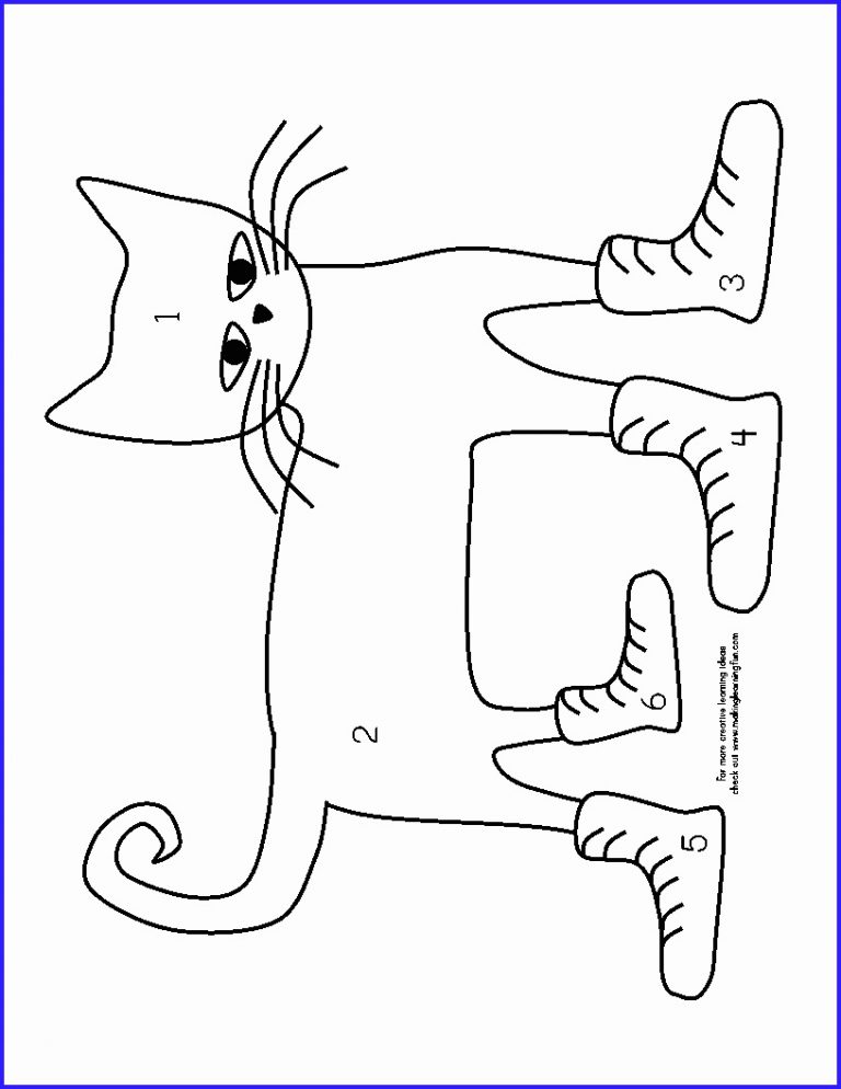 Pete The Cat Coloring Page Pete The Cat Coloring Page Astonishing Pete ...
