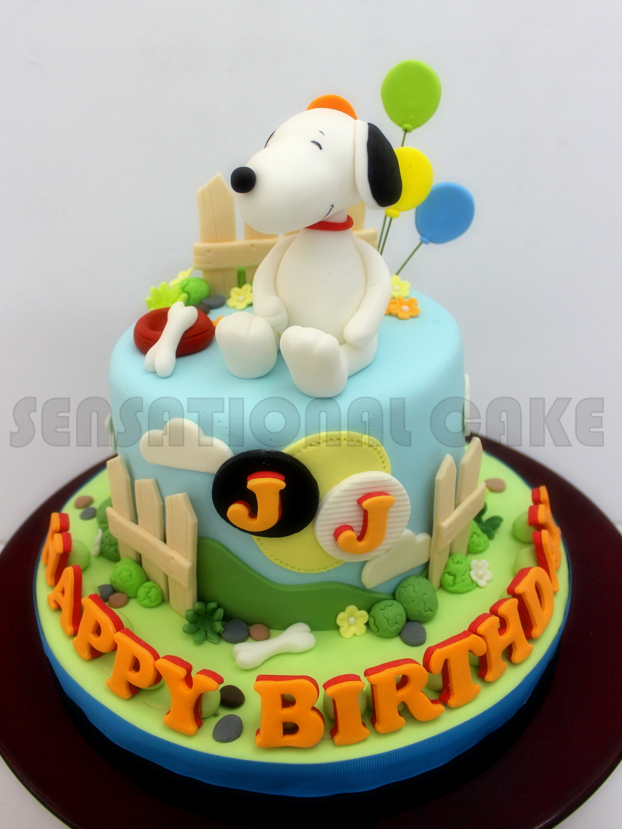 30+ Excellent Photo of Snoopy Birthday Cake - birijus.com