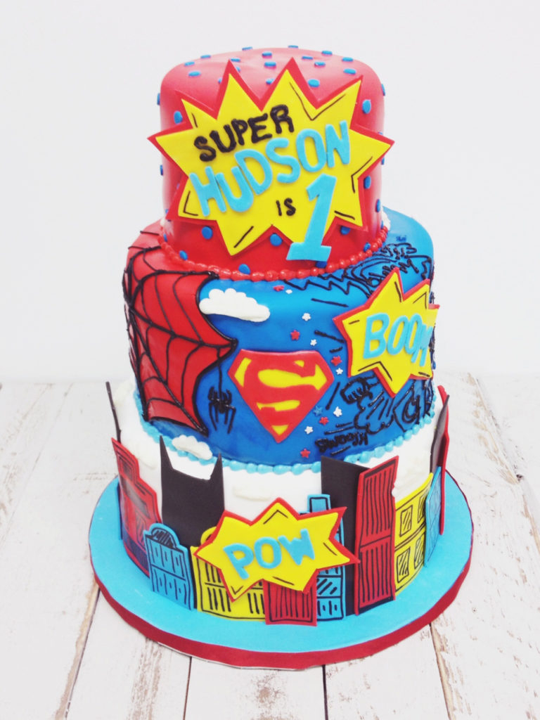 30+ Inspiration Image of Superhero Birthday Cakes - birijus.com