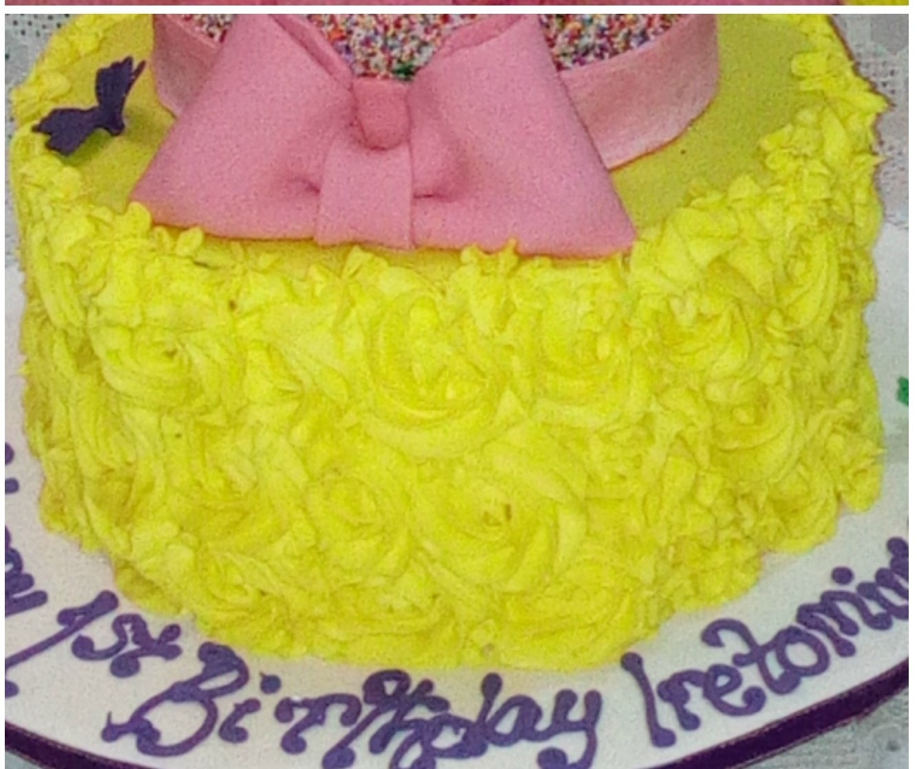 25+ Marvelous Photo of Yellow Birthday Cake - birijus.com